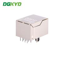 China Single Cell RJ45 With Filter Socket 100M Crystal Head Interface 8-Position Modular Jack DGKYD211B003GWA5DZ for sale