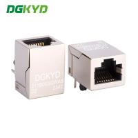 China Single Cell RJ45 With Filter Socket 100M Crystal Head Interface 8-Position Modular Jack DGKYD211B003GWA5DZ for sale