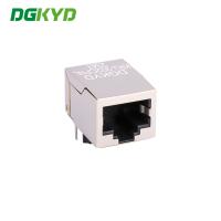 China KRJ-202CFNL Gigabit RJ45 Connector - 8 Position Single Port with 21.3mm Length and 1500Vrms Isolation for sale