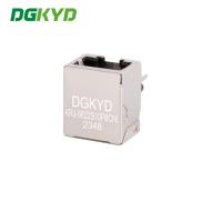 China KRJ-5622S10P8CNL single port RJ45 Ethernet socket without light strip shielded crystal head interface for sale