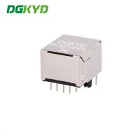 China KRJ-5622S10P8CNL single port RJ45 Ethernet socket without light strip shielded crystal head interface for sale
