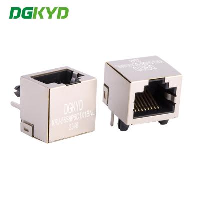China KRJ-56S8P8C1X1BNL Single Port RJ45 Connector Without Light Or Spring Without Filter Network Port Socket for sale