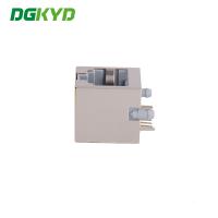 China 15mm Height RJ45 Keystone Jack KRJ-5521S8P8CNL - 8P8C PCB Mount with -40℃ to +85℃ Temperature Range for sale