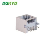 China 15mm Height RJ45 Keystone Jack KRJ-5521S8P8CNL - 8P8C PCB Mount with -40℃ to +85℃ Temperature Range for sale