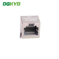 China 15mm Height RJ45 Keystone Jack KRJ-5521S8P8CNL - 8P8C PCB Mount with -40℃ to +85℃ Temperature Range for sale