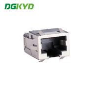 China RJ45 Connector Gigabit Integrated Ethernet Filter SMD 1x1 10/100/1000 BASE-T for sale