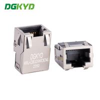 China RJ45 Connector Gigabit Integrated Ethernet Filter SMD 1x1 10/100/1000 BASE-T for sale