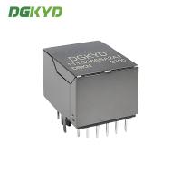 China DGKYD111Q066BA2A1DBKN RJ45 Gigabit Ethernet Connector with 10 Positions and 8 Terminals for sale
