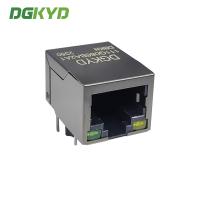 China DGKYD111Q066BA2A1DBKN RJ45 Gigabit Ethernet Connector with 10 Positions and 8 Terminals for sale