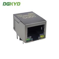 China DGKYD111B002BA2A1DBKN RJ45 Ethernet Connector 100Mbps 8-Position Shielded with Gold 6μ Plating for sale