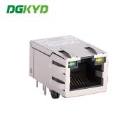 China KRJ-015SHPOENL 25.4mm Single Port RJ45 Connector with 100Mbps Filtering Integrated Transformer and PoE Support for sale