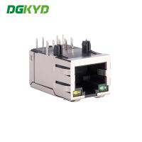 China KRJ-015SHPOENL 25.4mm Single Port RJ45 Connector with 100Mbps Filtering Integrated Transformer and PoE Support for sale