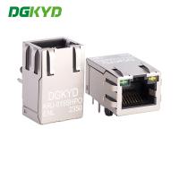 China KRJ-015SHPOENL 25.4mm Single Port RJ45 Connector with 100Mbps Filtering Integrated Transformer and PoE Support for sale