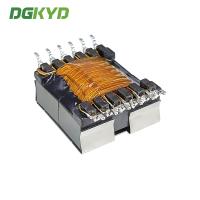 China KEFD2041SR Ethernet Isolation Transformer 12 Pin SMD Shielded 100Mbps Network for sale