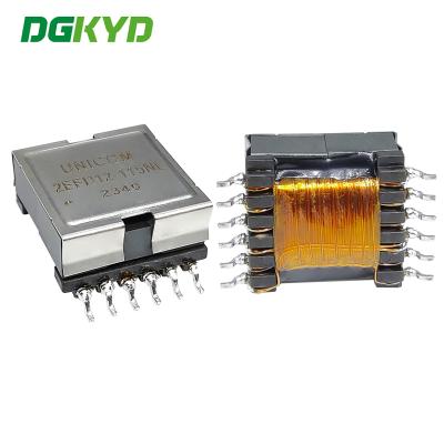 China KEFD2041SR Ethernet Isolation Transformer 12 Pin SMD Shielded 100Mbps Network for sale