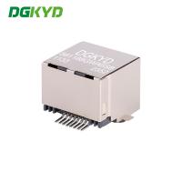China DGKYD561188GWA6SB1133 Single Port RJ45 Network Socket - 8 Position, 10/100/1000BASE-T/TX, -40℃ to +85℃ Operating Range for sale