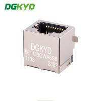 China DGKYD561188GWA6SB1133 Single Port RJ45 Network Socket - 8 Position, 10/100/1000BASE-T/TX, -40℃ to +85℃ Operating Range for sale