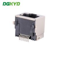 China DGKYD561188GWA6SB1133 Single Port RJ45 Network Socket - 8 Position, 10/100/1000BASE-T/TX, -40℃ to +85℃ Operating Range for sale