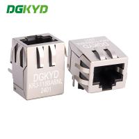 China KRJ-118BABNL Industrial RJ45 Modular Jack Connector - Gigabit Ethernet, 8-Port, -40°C to 85°C Operating Temperature for sale
