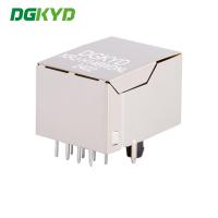 China KRJ-H146WDNL 100 BASE Single Port RJ45 Ethernet Connector Filter 8 Pins 8 Contacts Cat5 With Transformer for sale