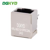 China KRJ-5621S10P8CQNL RJ45 Connector Network Interface 10P8C Shielded Without Light And Filter Communication Interface for sale