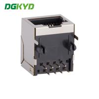China KRJ-5621S10P8CQNL RJ45 Connector Network Interface 10P8C Shielded Without Light And Filter Communication Interface for sale