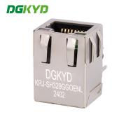 China KRJ-SH329GGOENL RJ45 Gigabit Ethernet Modular Socket 10-Position with LED Indicators for Network Equipment for sale