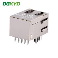 China KRJ-SH329GGOENL RJ45 Gigabit Ethernet Modular Socket 10-Position with LED Indicators for Network Equipment for sale