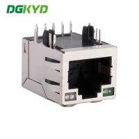 China KRJ-SH329GGOENL RJ45 Gigabit Ethernet Modular Socket 10-Position with LED Indicators for Network Equipment for sale