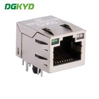 China KRJ-SH329GGOENL RJ45 Gigabit Ethernet Modular Socket 10-Position with LED Indicators for Network Equipment for sale