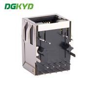China KRJ-202FNL Single Port RJ45 Connector with Integrated Magnetics for Gigabit Ethernet 1000 BASE-T/TX for sale