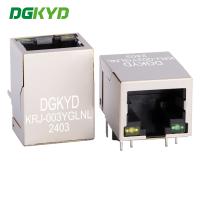 China KRJ-003YGLNL 100M CAT5E Ethernet RJ45 Waterproof Connector Module - 21.3mm Length, 8-Position Shielded for sale