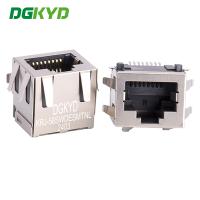 China KRJ-56SWDESMTNL Single Port RJ45 Connector Without LED 8-Position SMD Network Interface -40℃ to +85℃ for sale