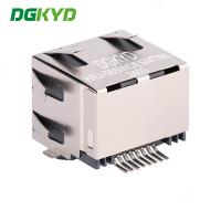 China KRJ-56SWDESMTNL Single Port RJ45 Connector Without LED 8-Position SMD Network Interface -40℃ to +85℃ for sale