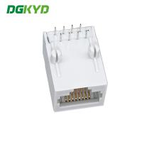 China DGKYD111B002IWC4D Single Port RJ45 Connector 100Mbps with Integrated Filter 20.5mm Length for sale