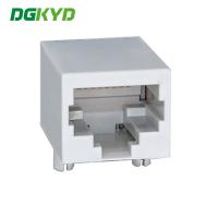 China DGKYD111B002IWC4D Single Port RJ45 Connector 100Mbps with Integrated Filter 20.5mm Length for sale