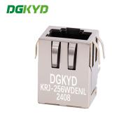 China KRJ-256WDENL RJ45 Ethernet Plug Connector Single Port 100Mbps Integrated Filter Shielded for sale