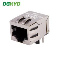 China KRJ-256WDENL RJ45 Ethernet Plug Connector Single Port 100Mbps Integrated Filter Shielded for sale