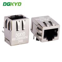 China KRJ-256WDENL RJ45 Ethernet Plug Connector Single Port 100Mbps Integrated Filter Shielded for sale
