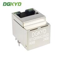 China DGKYD511Q056AC3A2DK068 RJ45 180° Shielded Network Connector with 100Ω Impedance and -40℃ to 85℃ Temperature Range for sale