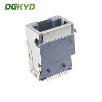 China DGKYD211Q066GWA7CBST6057 RJ45 1000base Integrated Connector Patch Network Interface Ethernet Filtering Without Light SMD for sale