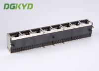 China Shielded 8 Position RJ45 Ethernet Jack Without LED - 8 Port 10/100/1000 BASE-T PCB Mount Connector for sale