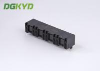 China Unshielded 4-Position RJ45 LAN Jack - 8 Positions, Gold 0.6u Plating, -40°C to 85°C Operating Temperature for sale