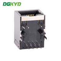 China KRJ-138ENL 8P8C CAT6 RJ45 Connector with Internal Magnetics - 100 Megabit, 21.3mm Length, -40℃ to +85℃ Operating Range for sale