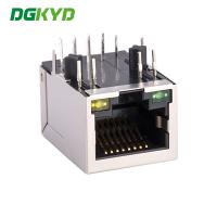 China KRJ-138ENL 8P8C CAT6 RJ45 Connector with Internal Magnetics - 100 Megabit, 21.3mm Length, -40℃ to +85℃ Operating Range for sale