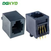 China DGKYD RJ45 Connector 6P6C Single Port Network Cable Socket 10/100/1000BASE-T for sale
