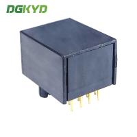 China DGKYD56221118IWA1DY4 RJ45 10P8C Single Port Modular Jack with 8 Positions and Gold Plating Options for sale