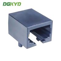 China DGKYD56221118IWA1DY4 RJ45 10P8C Single Port Modular Jack with 8 Positions and Gold Plating Options for sale