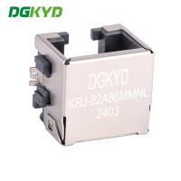 China KRJ-82A86MMNL RJ45 Modular Jack - 8-Position Shielded Connector for 10/100/1000BASE-T/TX Networks for sale
