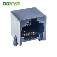 China DGKYD5521188IWA1DY4 Full Plastic RJ45 Connector 8P8C with Gold 6μ Plating and PBT Housing for sale